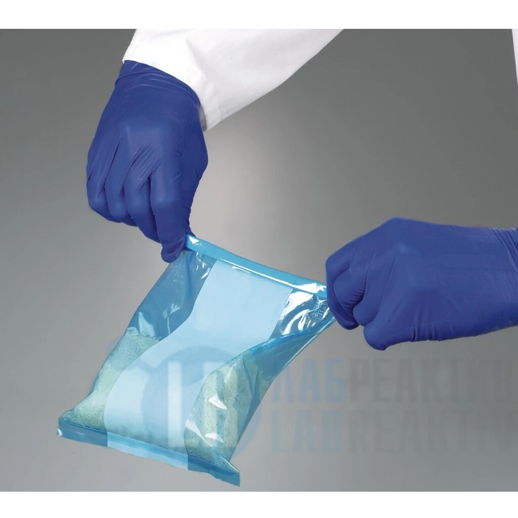 Пакеты для проб Burkle СтериБэг Блю (SteriBag Blue), стерильные, 650 мл ...